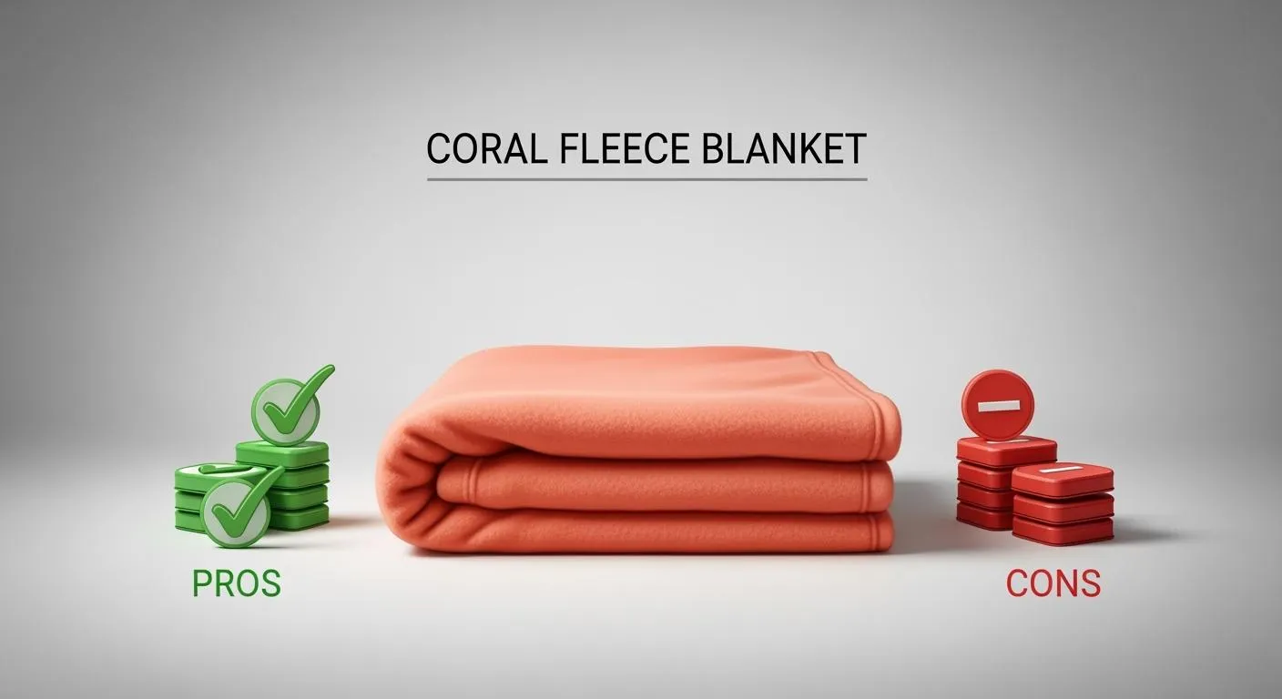 Coral Fleece Blanket Pros and Cons Explained Simply
